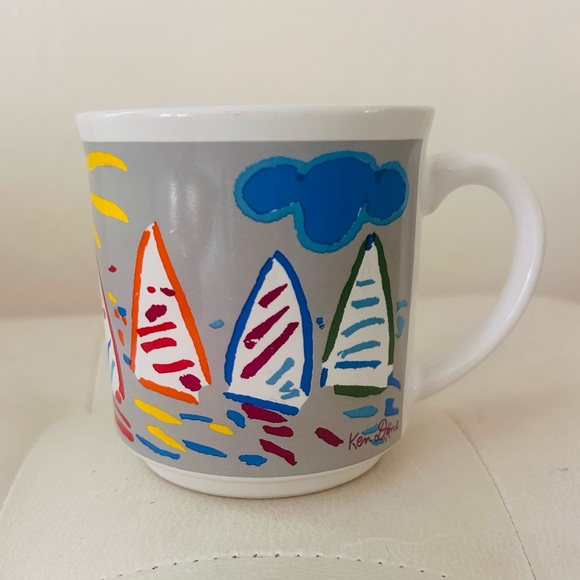 Ken Done | Kitchen | Vintage 9s Ken Done Sailing Ships Coffee Mug ...